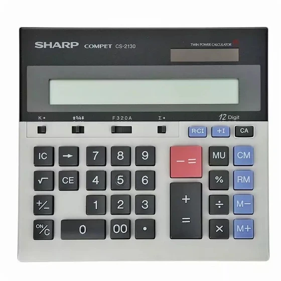 خرید و قیمت ماشین حساب حسابداری CS-2130 اصلی شارپ | ترب