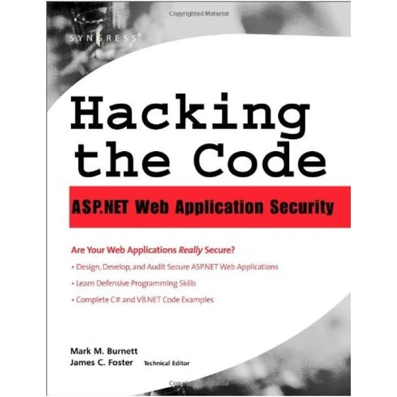 خرید و قیمت دانلود کتاب Hacking The Code Aspnet Web Application Security ترب