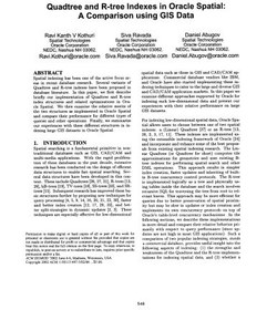 خرید و قیمت دانلود کتاب Quadtree and R-tree Indexes in Oracle Spatial: A Comparison using GIS ...