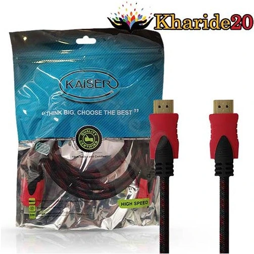 خرید و قیمت کابل 1.5 متری HDMI KAISER نویز گیر دار | ترب