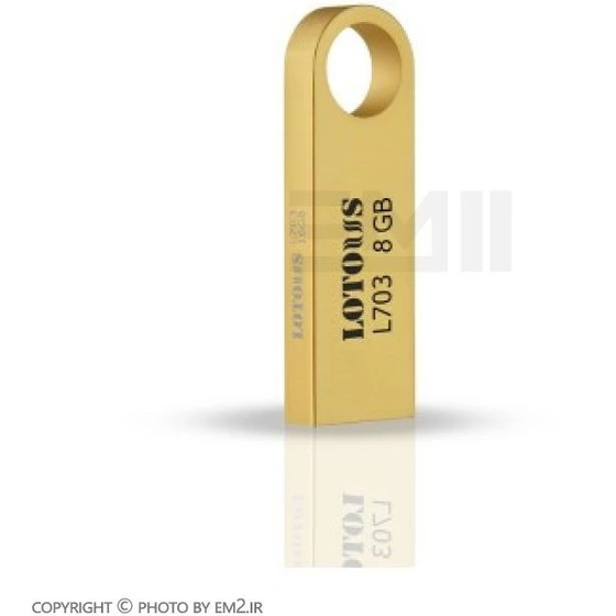 خرید و قیمت فلش مموری لوتوس مدل L703 ظرفیت 8 گیگابایت طلایی | ترب