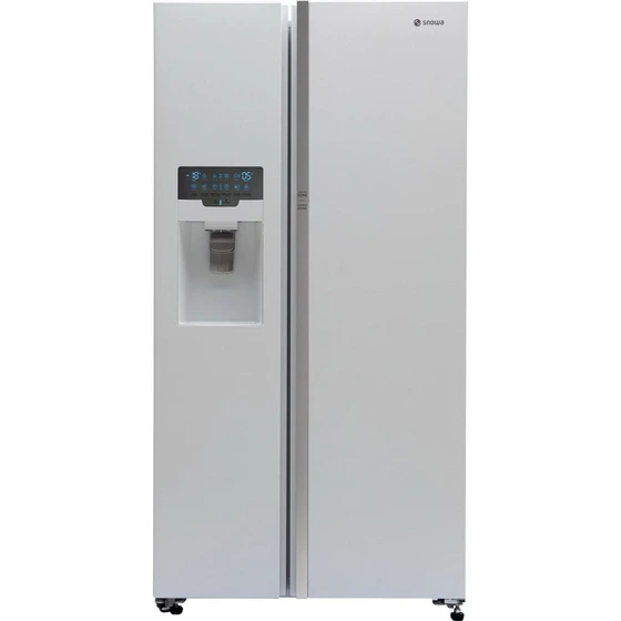 خرید و قیمت یخچال فریزر ساید بای ساید اسنوا مدل ARS3Di-L300 ظرفیت ۳۵ فوت با بار خانگی و یخساز ...