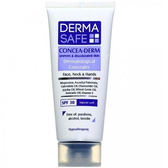 خرید و قیمت کرم پوشاننده صورت،گردن،دست ها درماسیفDerma Safe Concea-Derm ...