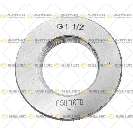 خرید و قیمت گیج های رینگی برونرو لوله G با تلرانس ISO228 برند Asimeto (آسیمتو) ( در 30 سایز ...