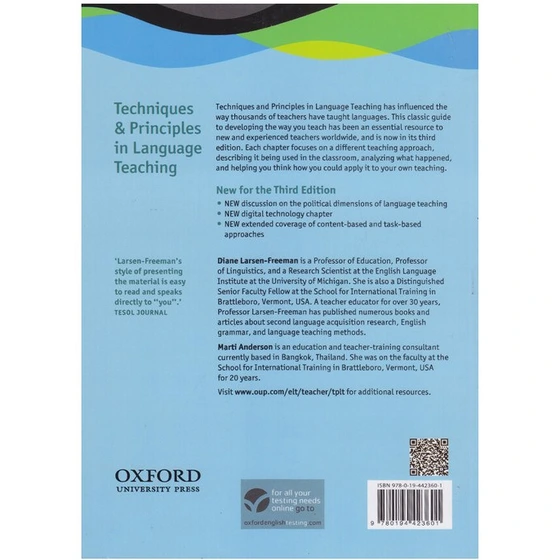 خرید و قیمت کتاب Techniques And Principles In Language Teaching اثر ...