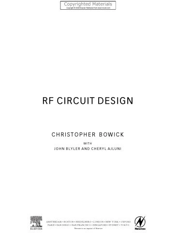 خرید و قیمت دانلود کتاب RF Circuit Design 2nd Edition | ترب