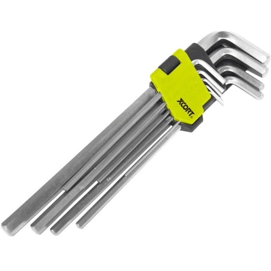 خرید و قیمت ست آچار آلن دسته بلند 9 عددی ایکس کورت 2011 | ترب