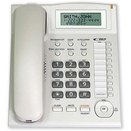 خرید و قیمت تلفن رومیزی میکروتل مدل KX-TSC880CID با سیستم Caller ID | ترب