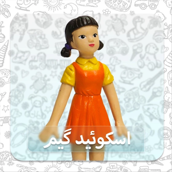 خرید و قیمت فیگور عروسک ربات اسکویید گیم Squid Game ترب