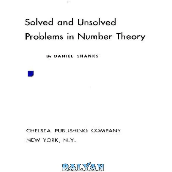 خرید و قیمت دانلود کتاب Solved And Unsolved Problems In Number Theory ترب