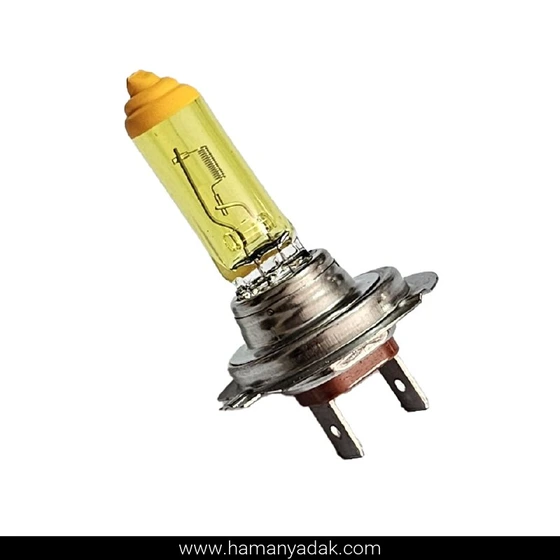 خرید و قیمت لامپ H7 دو خار زرد 12 ولت 100/90 وات برند Lee Tech | ترب