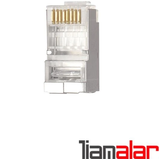 خرید و قیمت سوکت شبکه CAT6-SFTP روکش فلزی برندKNET | ترب