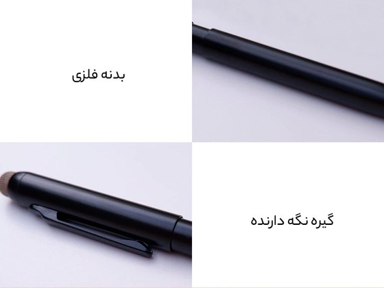 خرید و قیمت قلم لمسی 2 در 1 فلزی شیائومی Xiaomi Lampo metal gel pen ...