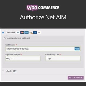 خرید و قیمت افزونه ووکامرس اتورایز ای آی ام | WooCommerce Authorize.Net AIM | ترب