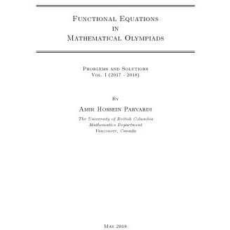 خرید و قیمت دانلود کتاب Functional Equations in Mathematical Olympiads 2017-2018 Problems and ...