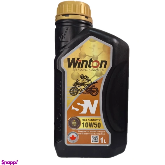 خرید و قیمت روغن موتور سیکلت تمام سنتتیک وینتون مدل 10W50 SN حجم 1 لیتر | ترب