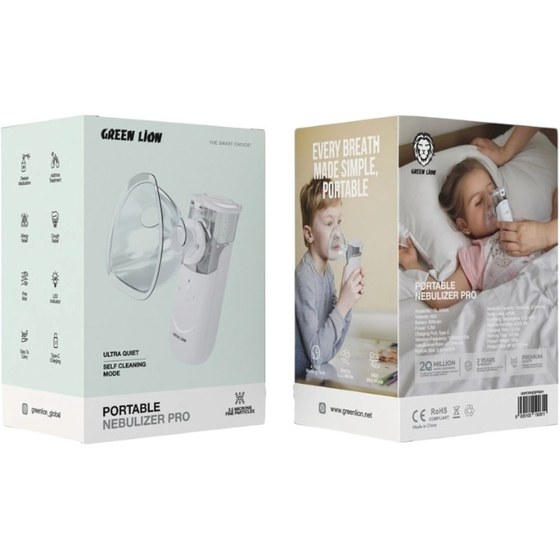 خرید و قیمت دستگاه نبولایزر قابل حمل گرین لاین مدل Nebulizer Pro | ترب