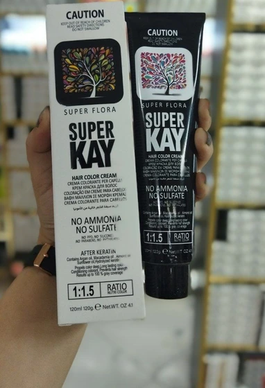 خرید و قیمت رنگ مو سوپرکیSUPER KAY شماره ۱۰۱۳ طلایی پلاتینه بدون ...