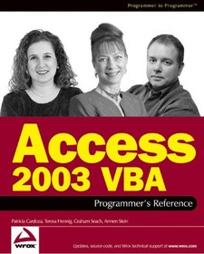 خرید و قیمت دانلود کتاب Access 2003 VBA Programmer's Reference | ترب