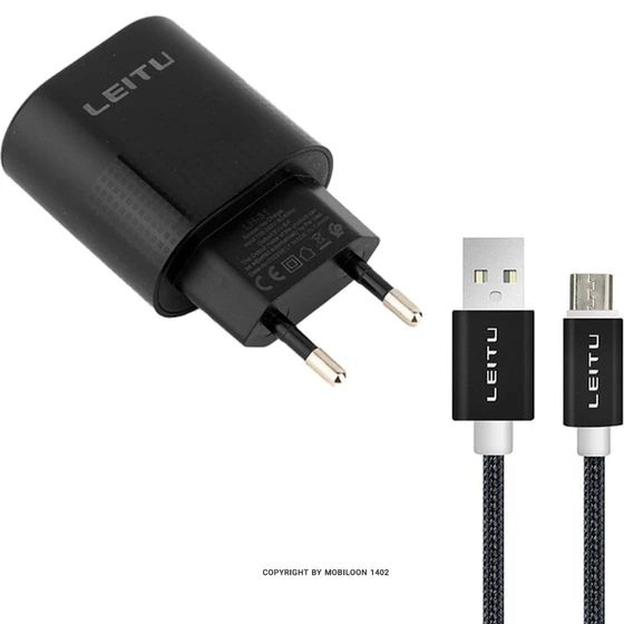 خرید و قیمت شارژر دیواری LH-31 لیتو همراه کابل MicroUSB | ترب