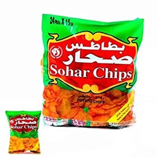 خرید و قیمت چیپس صحار 15 گرم پک 25 عددی Sohar Chips ترب