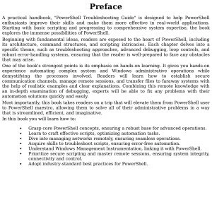 خرید و قیمت دانلود کتاب PowerShell Troubleshooting Guide ( راهنمای عیب یابی PowerShell) | ترب