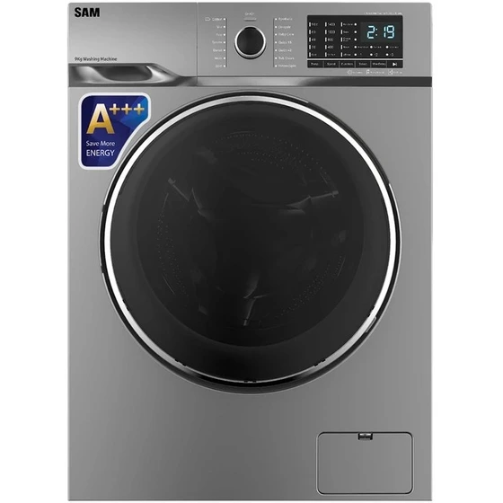 خرید و قیمت ماشین لباسشویی سام الکترونیک مدل BL-Q1475 ظرفیت 8 کیلوگرم - نقره ای | ترب