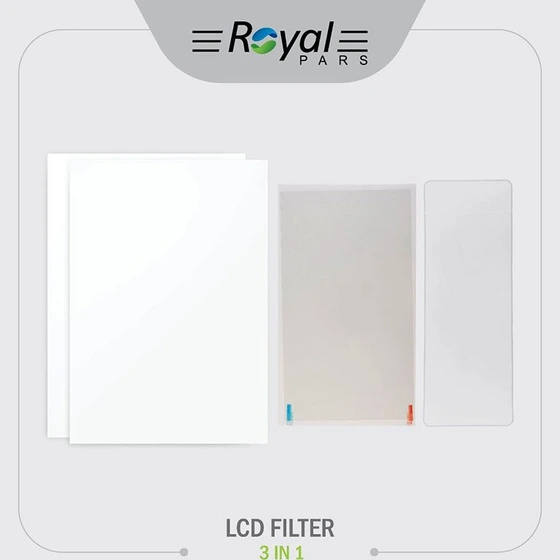 خرید و قیمت محافظ LCD رویال | LCD FILTER 3 IN 1 | ترب
