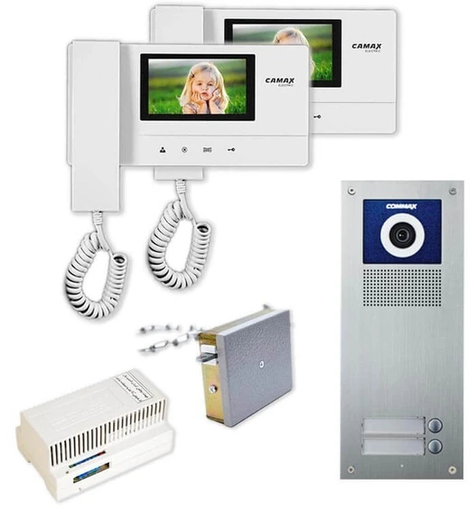 خرید و قیمت پکیج 2 واحدی آیفون تصویری کامکث CDV-46BM | ترب