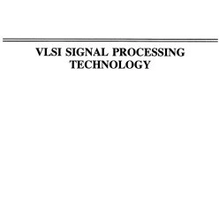 خرید و قیمت دانلود کتاب VLSI Signal Processing Technology ویرایش 1 | ترب