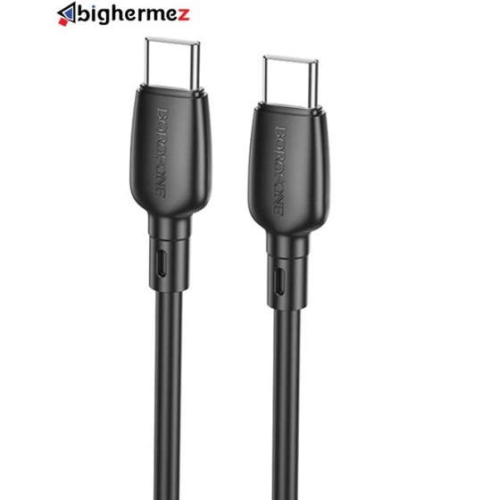 خرید و قیمت کابل شارژ دوسر TYPE-C 60W بروفون مدل BX93 به طول 1 متر کد ...