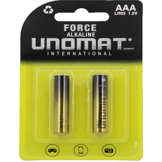 خرید و قیمت باطری نیم قلم آلکالاین UNOMAT | ترب