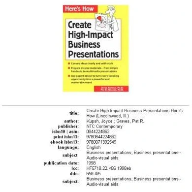 خرید و قیمت دانلود کتاب Create high impact business presentations ...