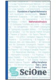 خرید و قیمت دانلود کتاب Foundations of Applied Mathematics, Volume 1: Mathematical Analysis ...