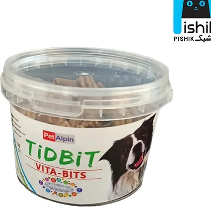 خرید و قیمت مکمل غذایی و تشویقی سگ تیدبیت مدل VITA-BITS وزن 180 گرم ...