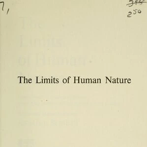خرید و قیمت دانلود کتاب The Limits of Human Nature 1974 ا کتاب انگلیسی ...