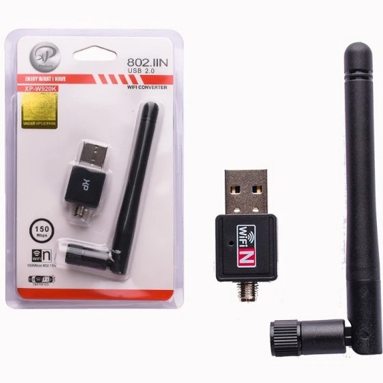 خرید و قیمت دانگل شبکه وای فای (Wi-Fi) آنتن دار آلفا ایکس پی (XP) مدل XP-W920K | ترب