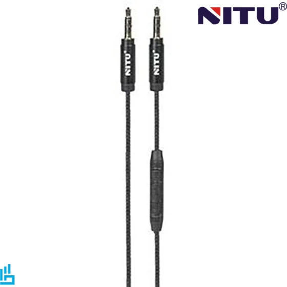 خرید و قیمت کابل میکروفون دار صدا AUX014 نیتو NITU طول 1/5 متر aux | ترب