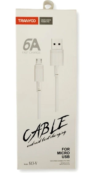 خرید و قیمت کابل شارژ tranyoo میکرو مدل S13V | ترب