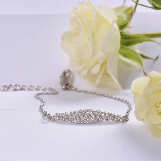 خرید و قیمت دستبند زنانه نقره کد Bs-373 | ترب