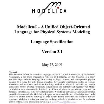 خرید و قیمت دانلود کتاب Modelica. A Unified Object-Oriented Language for Physical Systems ...