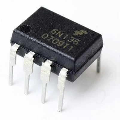 خرید و قیمت اپتوکوپلر 6N136 OPTOCOUPLER DIP-8PIN | ترب