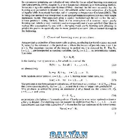 خرید و قیمت دانلود کتاب A (New) burning cost method in case of trend | ترب