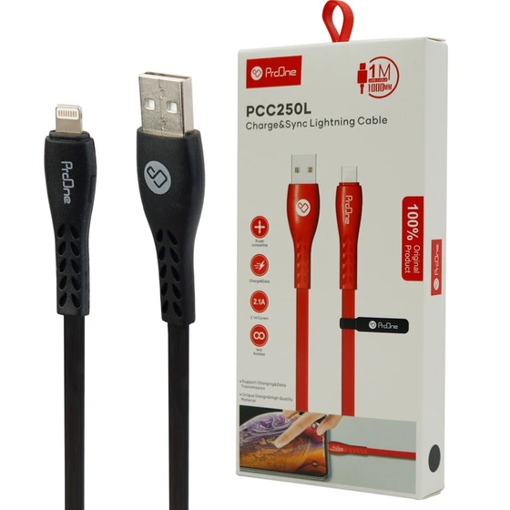 خرید و قیمت کابل تبدیل USB به Lightining پرووان مدل PCC250L طول 1 متر | ترب