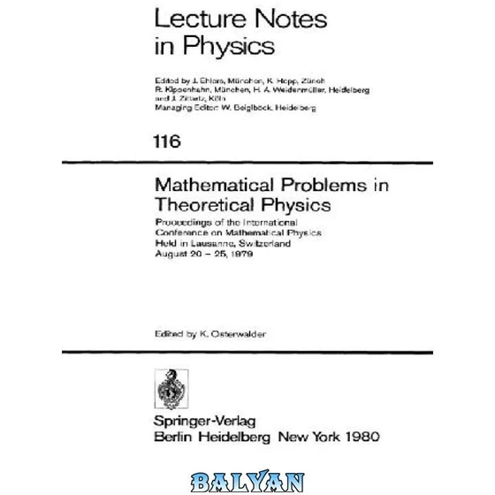 خرید و قیمت دانلود کتاب Mathematical Problems In Theoretical Physics ترب