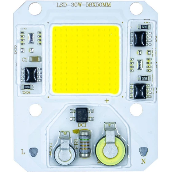 خرید و قیمت چیپ COB LSD 30 وات 220 ولت مهتابی | ترب