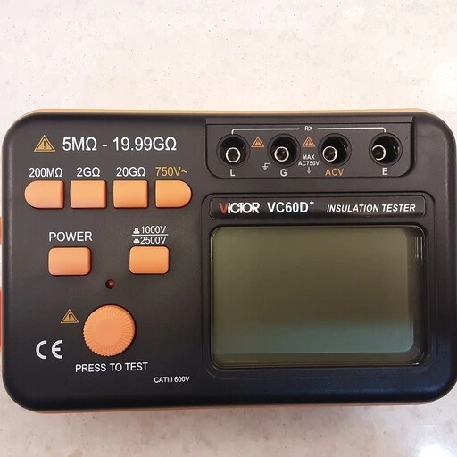 خرید و قیمت تستر مقاومت عایقی میگر ویکتور مدل VC60D PLUS - ارسال پستی رایگان | ترب