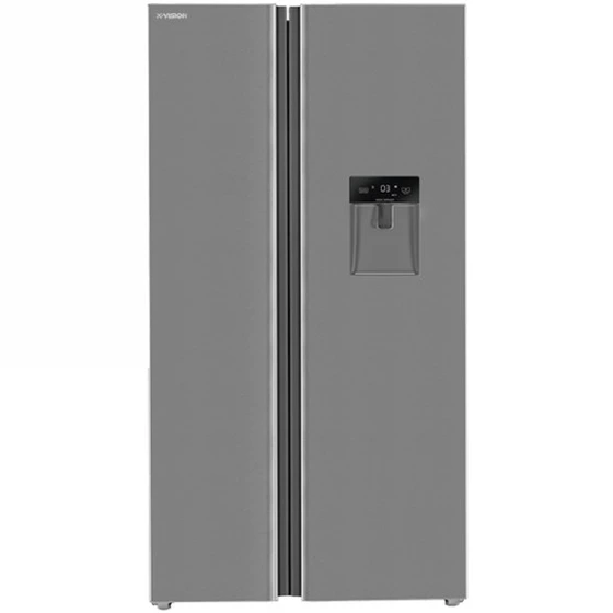 خرید و قیمت یخچال فریزر ساید بای ساید X.VISION مدل TS666_ASD(جعبه باز) | ترب