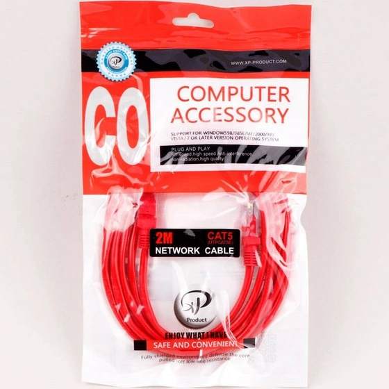 خرید و قیمت کابل شبکه اکس پی XP CAT5 2M | ترب
