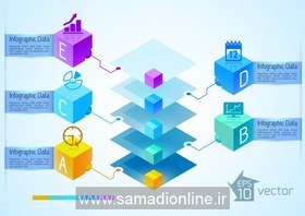 خرید و قیمت وکتور اینفوگرافی Infographics Elements 202 | ترب